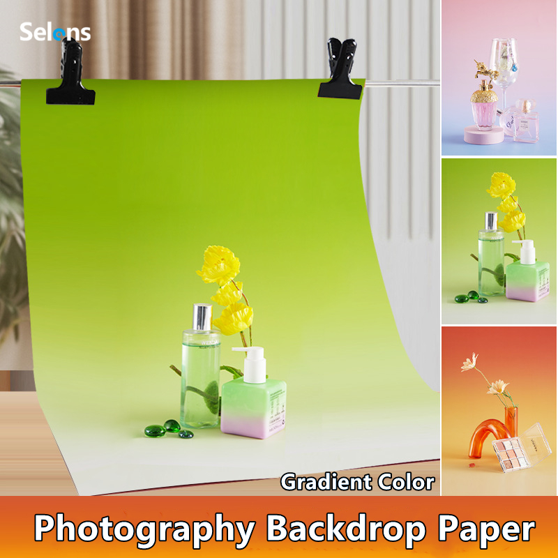 Selens Photography Backdrop Gradient Color Background Paper Double ...