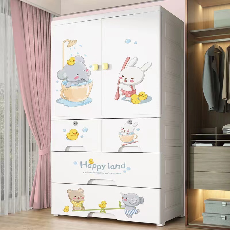 ⭐Baby Clothes Cabinet⭐65-70cm Wardrobe Cabinet For Kids Cartoonish ...