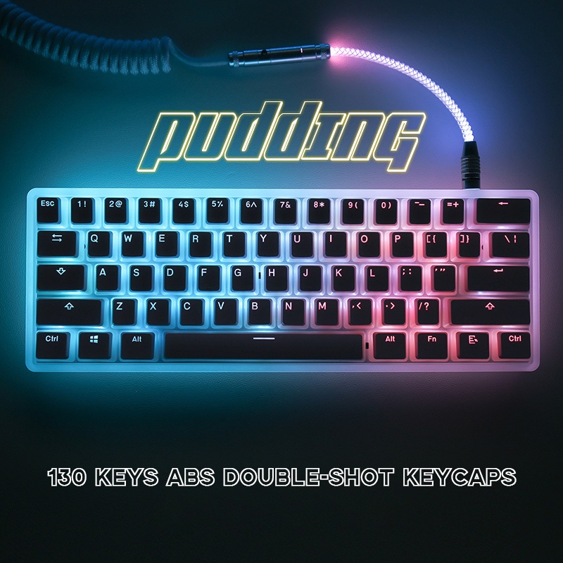 Pudding Keycaps ABS Double-shot OEM Profile Keycap Custom Keycaps ...