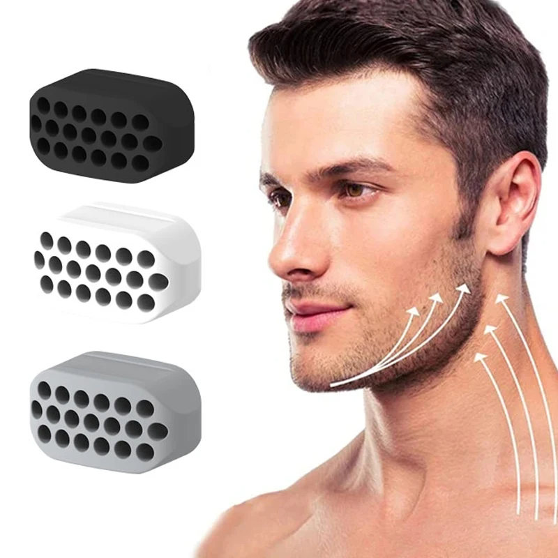 1-5PCS Silicone Jaw Line Exerciser Jawline Chew Ball Fitness Facial ...