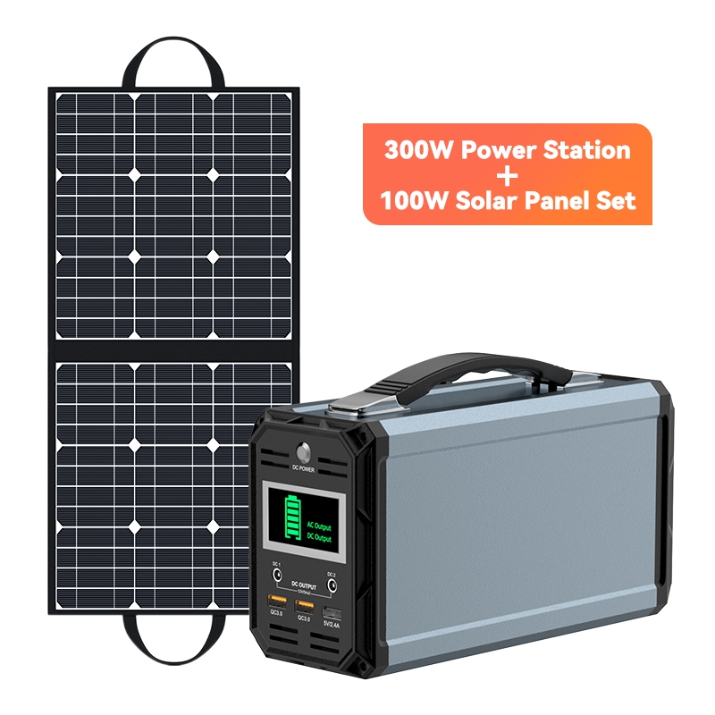 300W 222Wh | Flashfish 300W Portable Solar Power Genertor Power Station ...