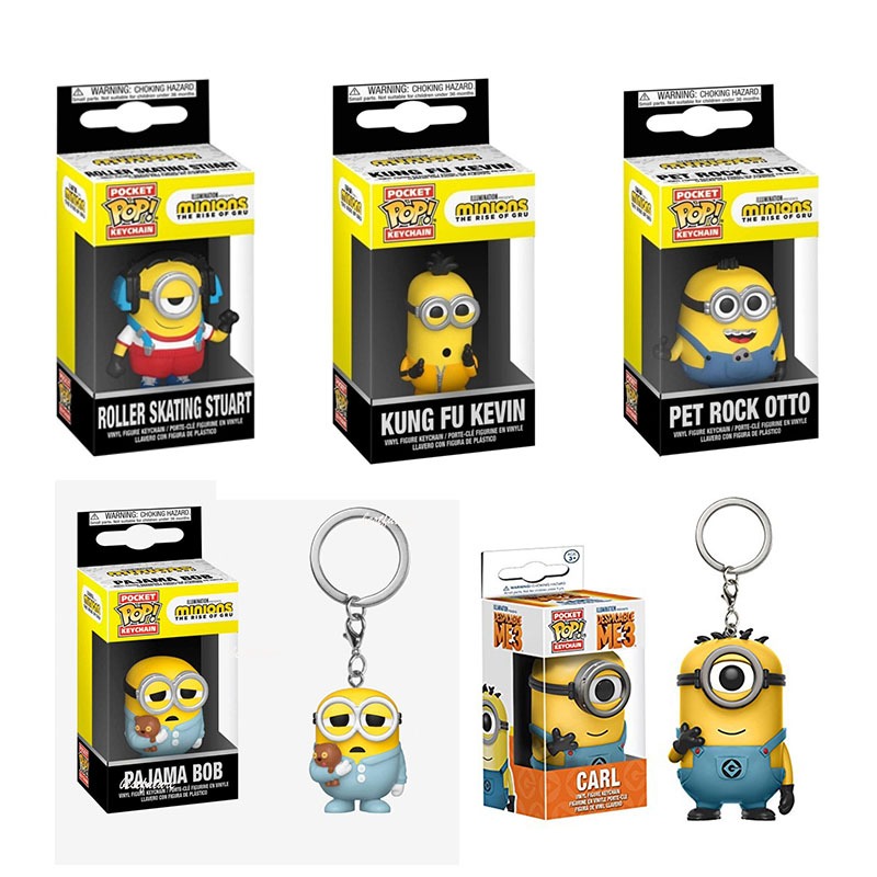 Funko pop Minions despicable me 3 key chain | Shopee Philippines