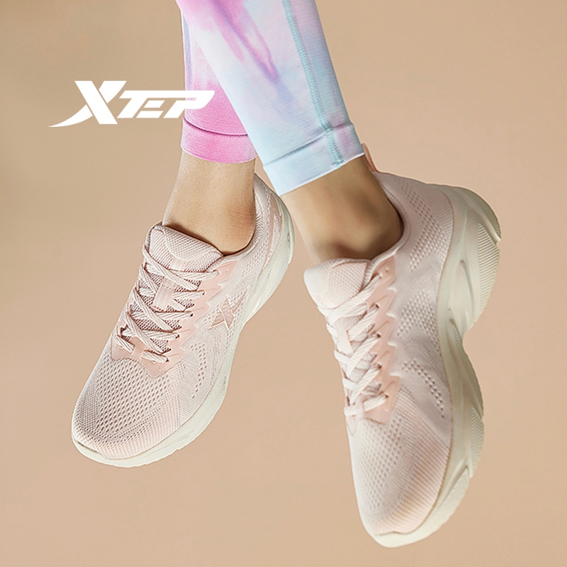 Xtep Women Running Shoes Support Rebound White Wear-Resistant ...