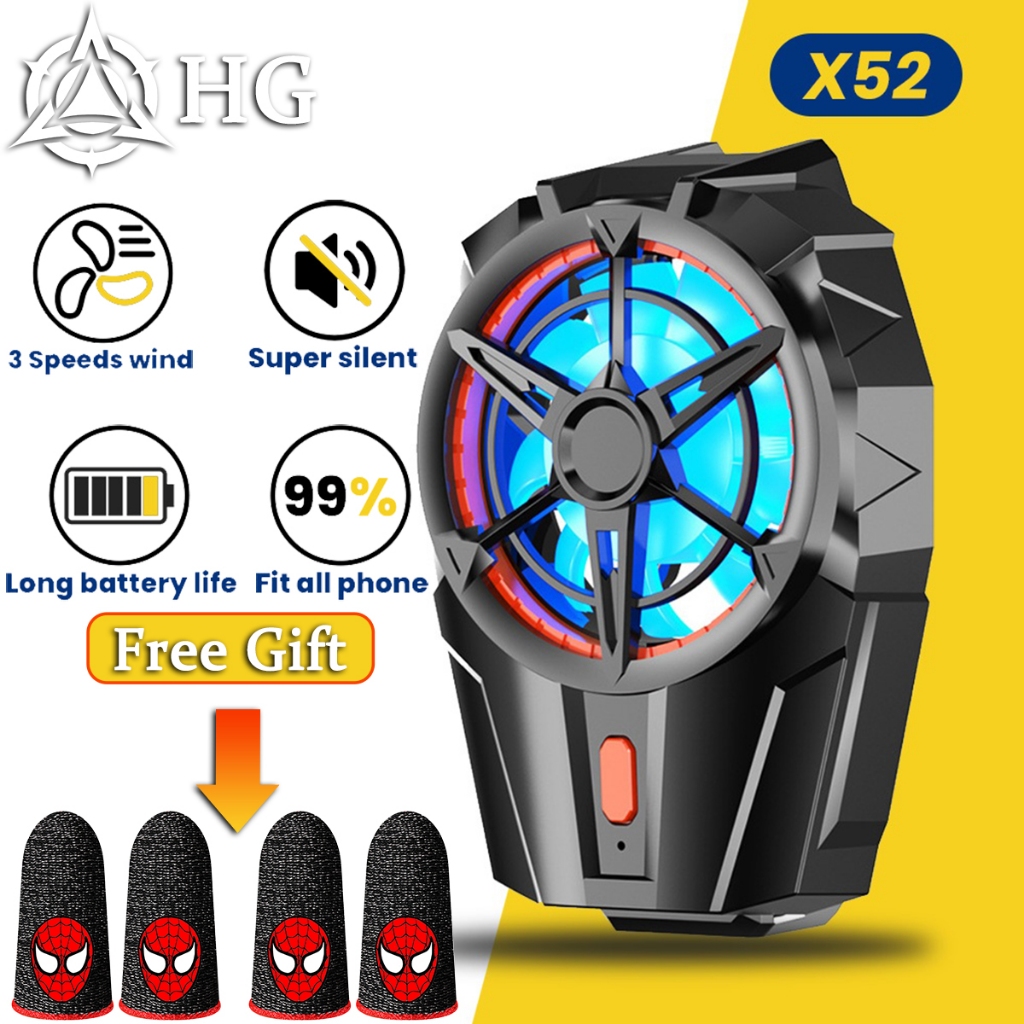 HG Chargeable Phone Gaming Cooler Portable Mobile Phone Radiator ...
