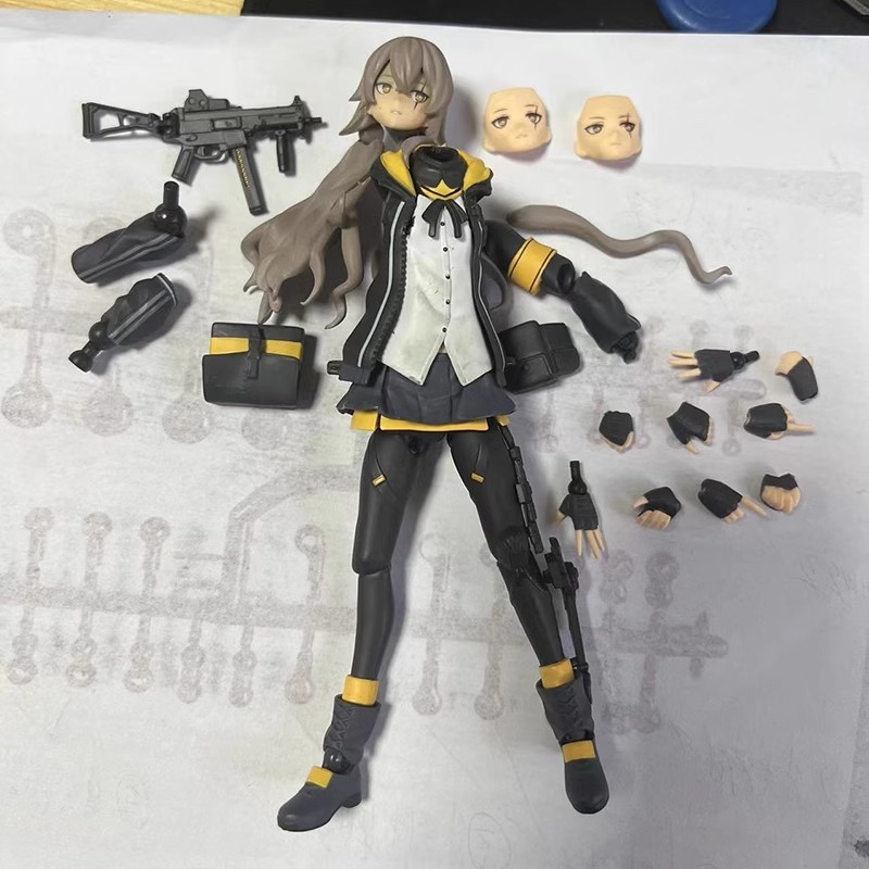 figma UMP45 Girls Frontline joint movable figure beautiful girl model ...