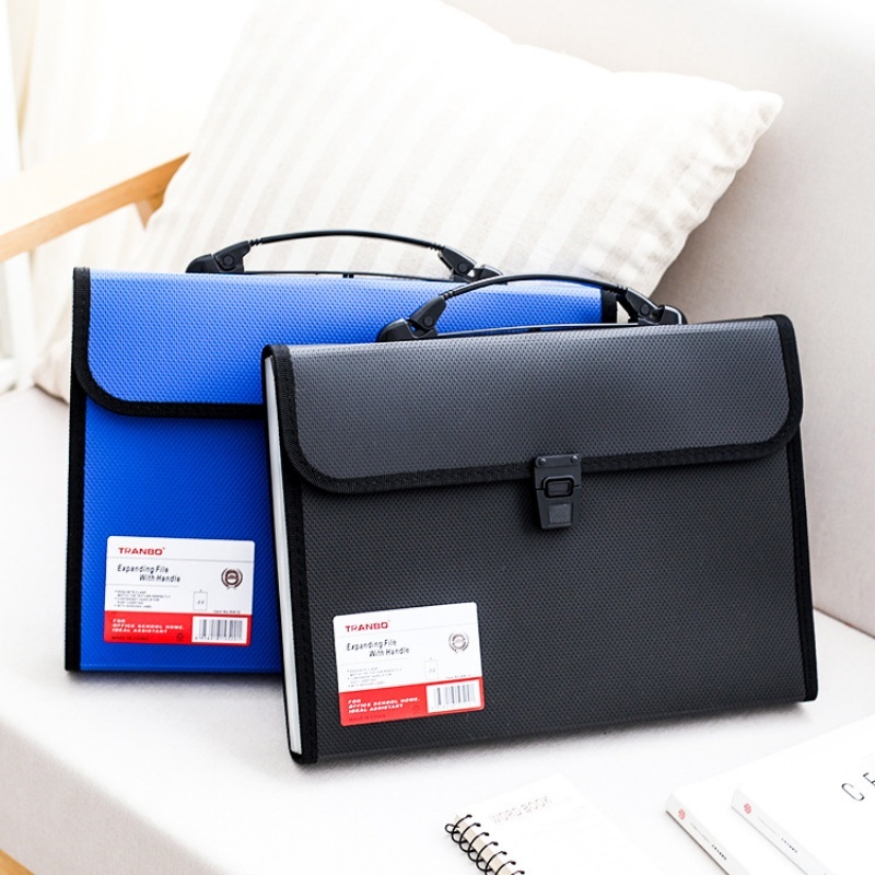 Expanding File Folder Document Storage With Handle 13 Pockets Size Long ...