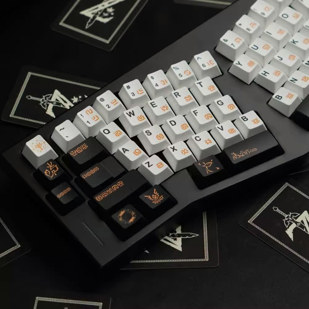 142 Keys Zelda Keycaps Set Cherry Profile PBT Dye Sublimation Keycap ...