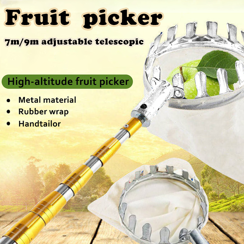【in stock】7m/9m Fruit picker high-altitude retractable multifunctional ...