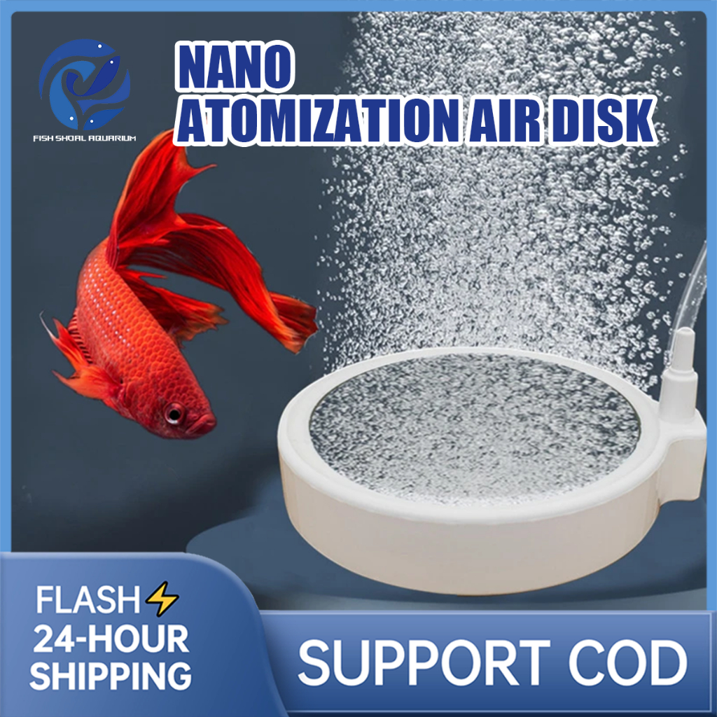 Aquarium Nano Bubble Disk Hydroponic Oxygen Plate Oxygen Stone Ultra ...