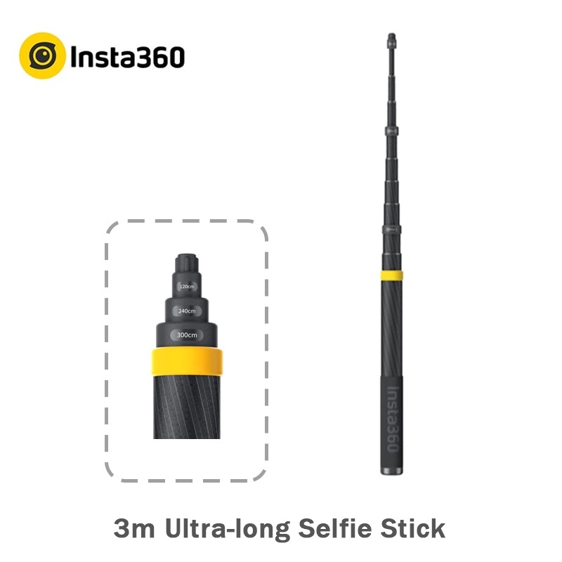 Insta360 X3 X4 X5 New Version 3m Ultra-long Extended Edition Carbon ...