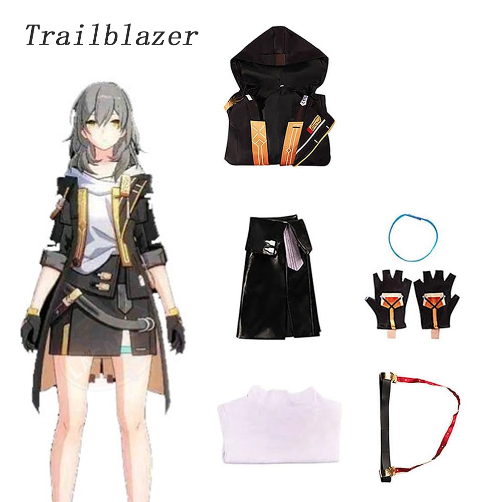 Honkai Star Rail Trailblazer Stelle Caelus Anime Cosplay Costume ...