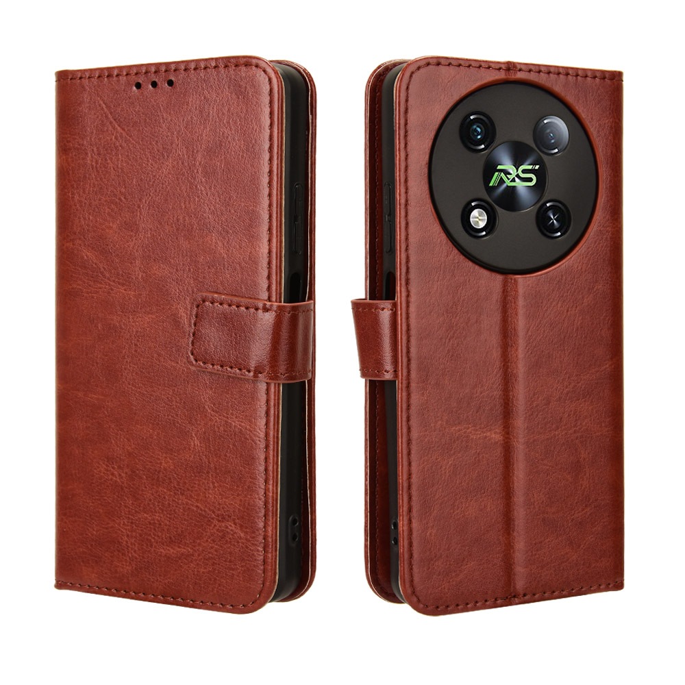 Itel RS4 Case PU Leather Stand Holder Itel RS4 Flip Casing Magnetic ...