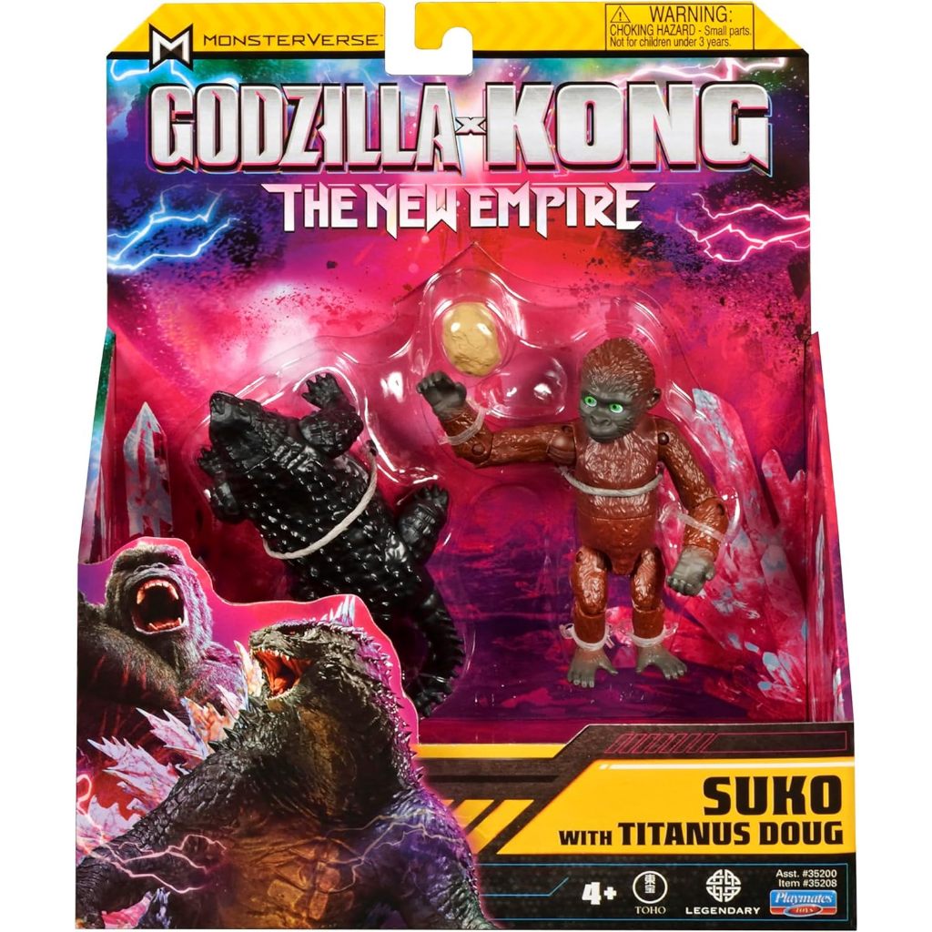 Godzilla X Monsterverse Action Figure Basic Series-Suko and Titanus ...