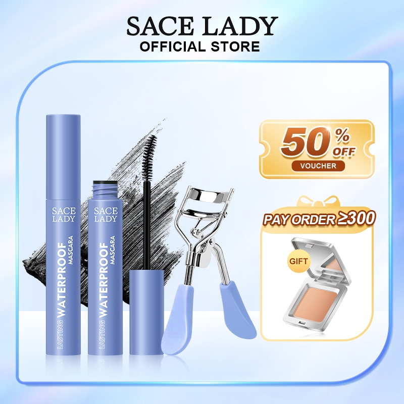 SACE LADY Mascara Curler Set Long-lasting Eye Makeup Clear Waterproof ...