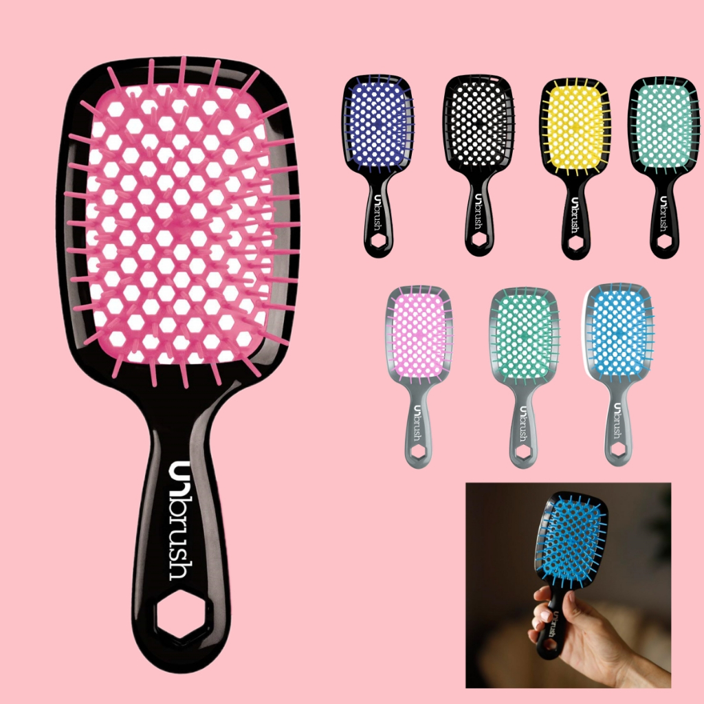 Unbrush Detangling Brush, UNbrush Wet & Dry Vented Detangling Hair ...
