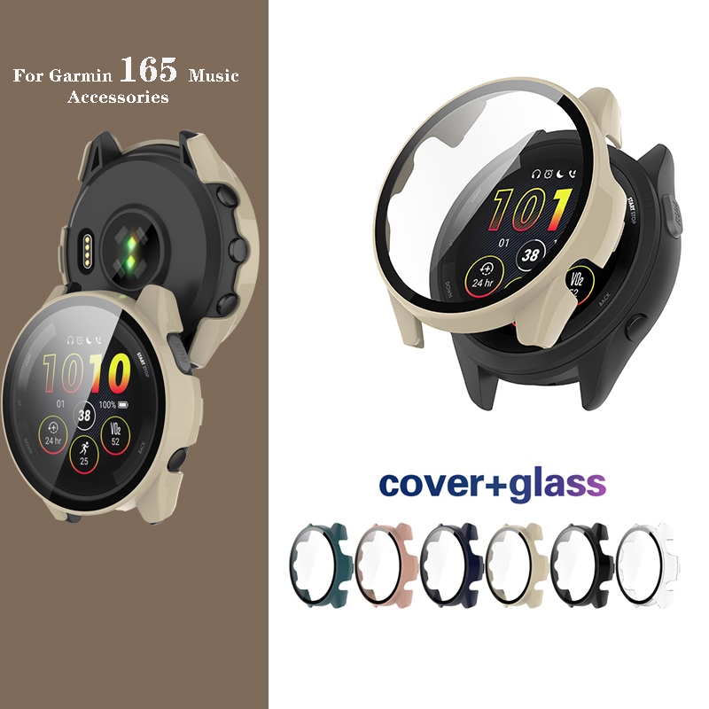 Hard Case Tempered Glass Screen Protector Protective Cover for Garmin ...