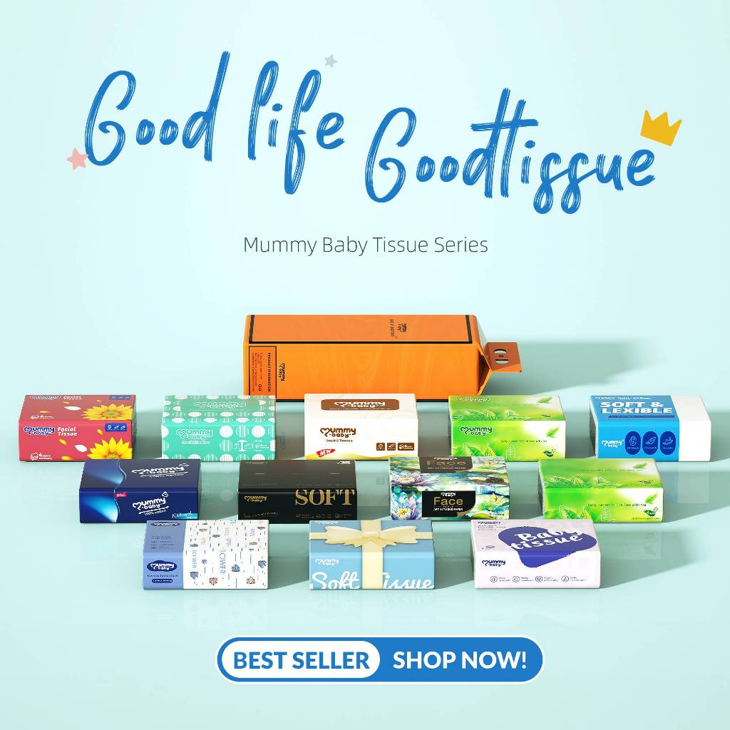 【MUMMY BABY】8 packing / 10 packing Facial Tissue order Tissue Toilet ...