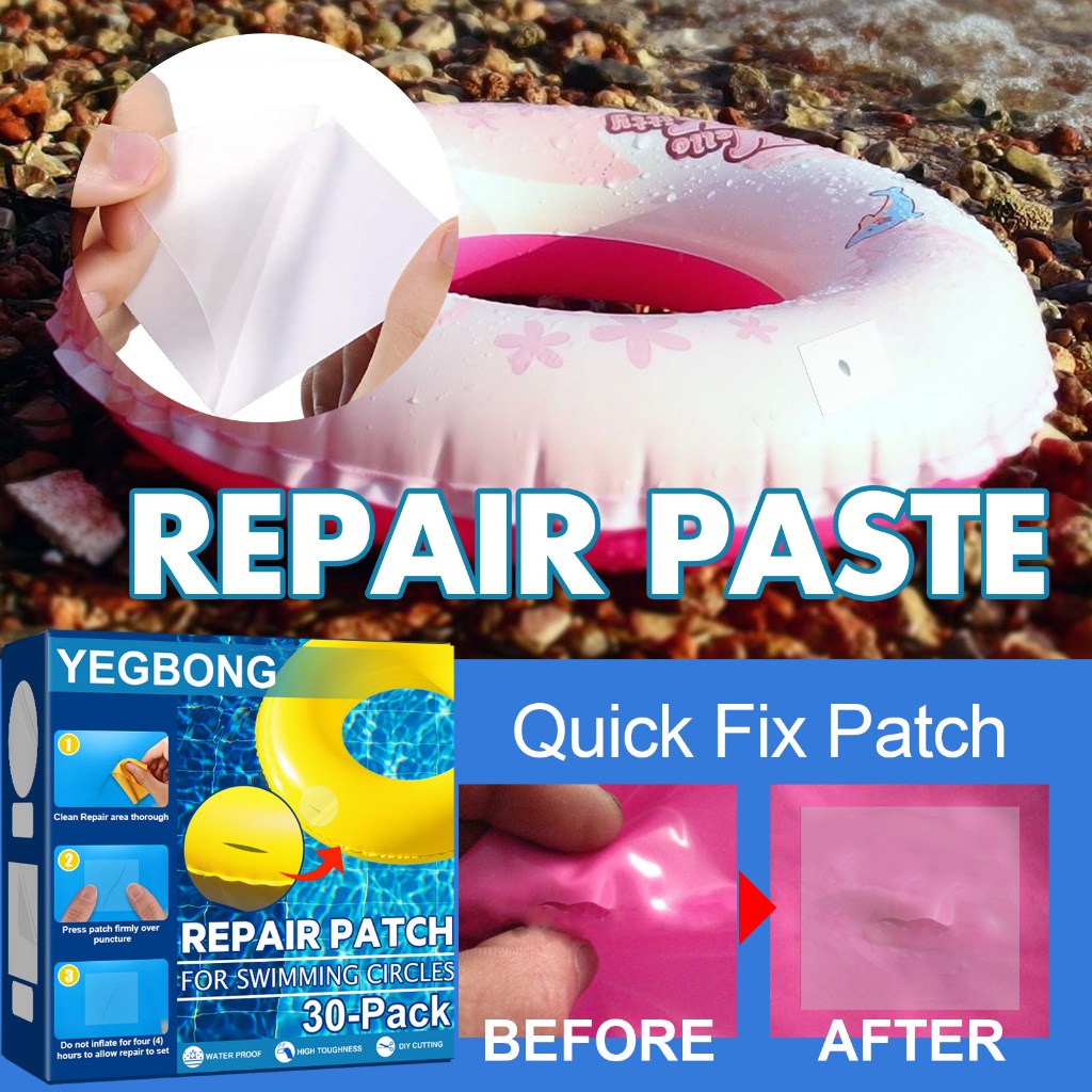 30Pcs Inflatable Pool Repair Patch PVC Adhesive Repair Patch ...