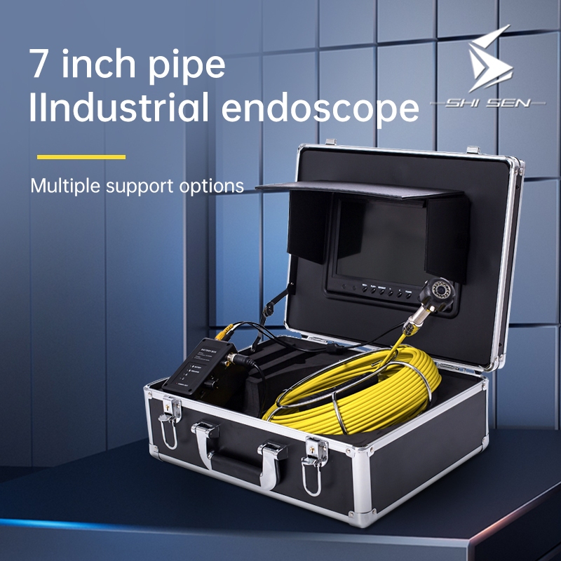 Industrial Pipeline Endoscope Camera Turnable Sewer Endoscope Sewage ...