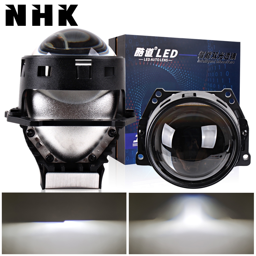 NHK 3.0 inch Bi LED Projector Lens Headlights High and Low beam Modify The Locomotive Car ...