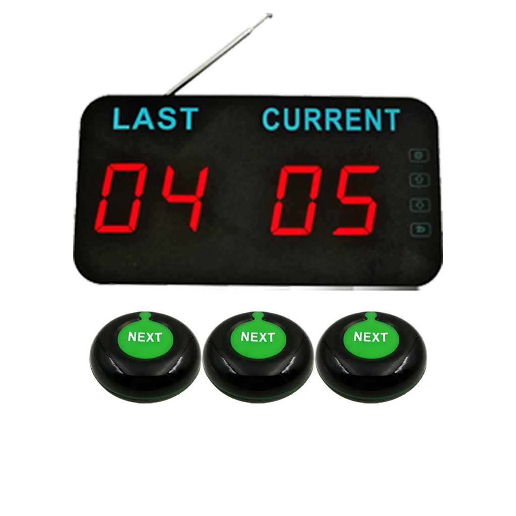 Wireless Queue Management System display number counter system for ...