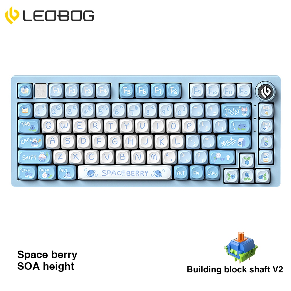 AULA LEOBOG Hi75 75% Mechanical Keyboard 81 Keys Wired Hot Swap RGB ...