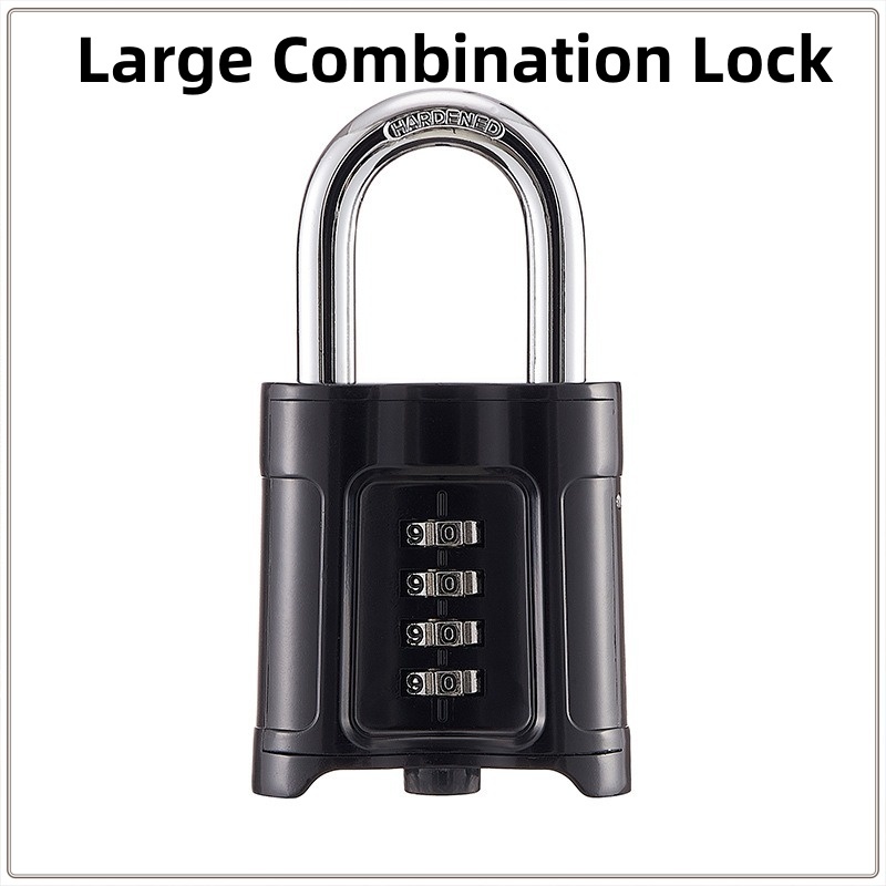 Large Combination Lock Padlock With Code 4 Digital Padlock For ...