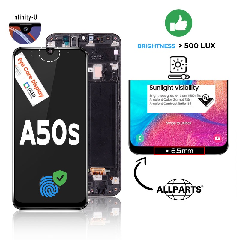 Allparts 6.4 Inch Incell Amoled Display For Galaxy A30 A50 A30s A50s Lcd Touch Screen ...