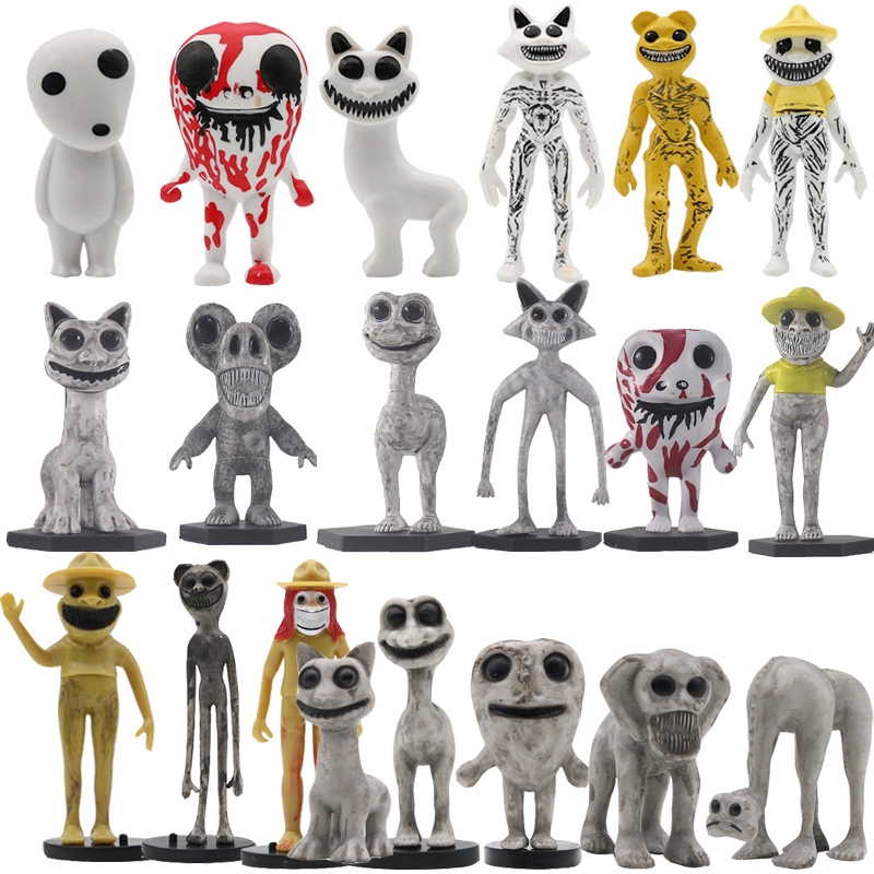 6Pcs/8Pcs Zoonomaly Monster Anime Figure Doll Zoon Game Model Figurine ...