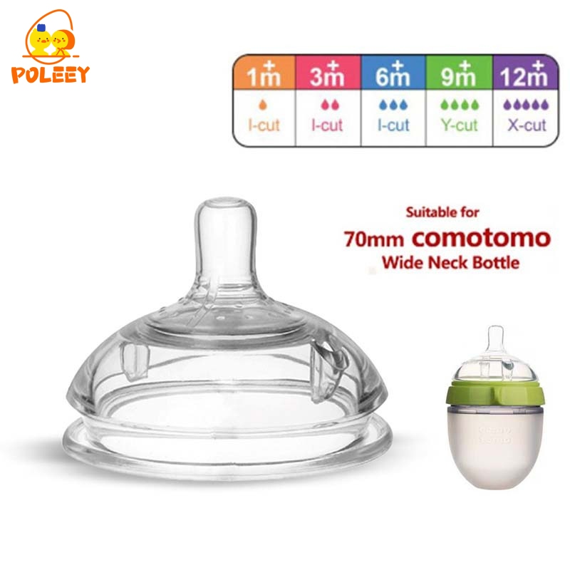 Suitable for Comotomo Wide-caliber Spiral Pacifier BPA Free | Shopee ...
