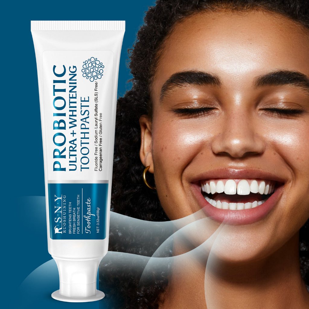 RUOALL Natural Probiotic Oral Care Toothpaste, Oral Care, Brightening ...