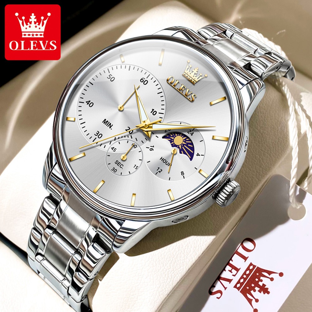 OLEVS New Arrive Watch For Men Water Proof Original With Box Stainless ...