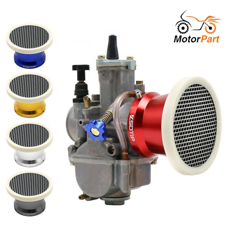 MOTOPARTS SHOP 55mm Air Filter Cup Motorcycle Air Funnel Set with 80mm ...