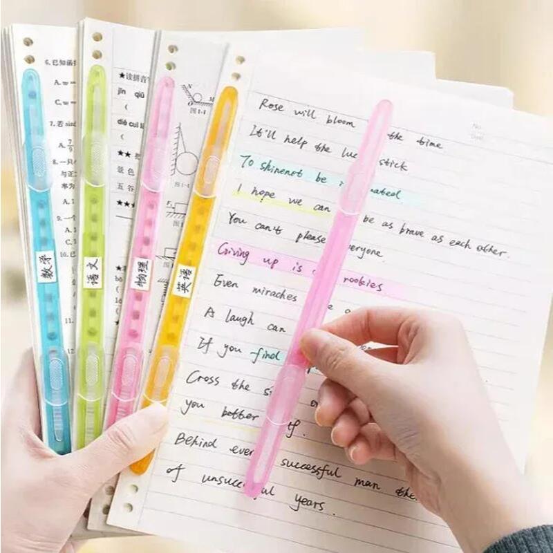 5/10pcs Loose Leaf Binding Clip 2-Hole A4 Paper Fasteners DIY Scrapbook ...