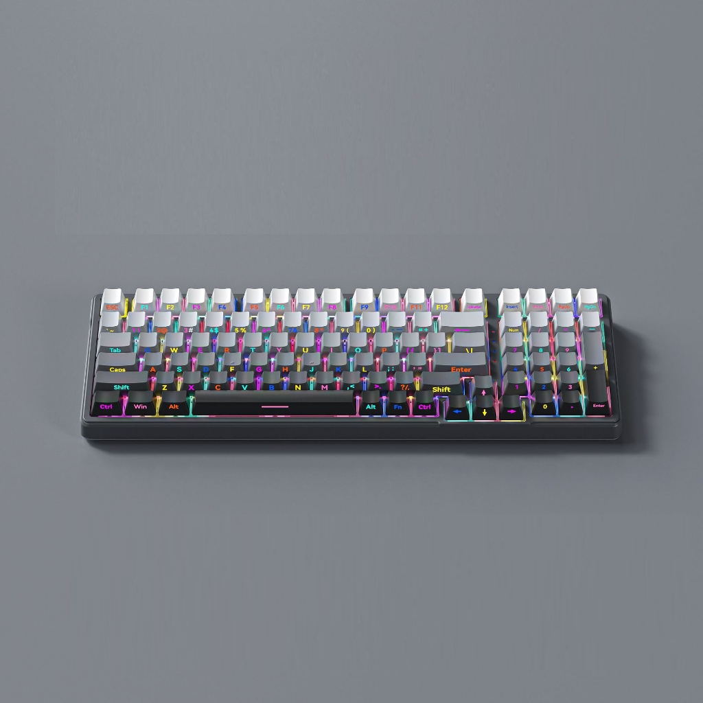 Wired Keyboard, Side Engraved Gradient Light, Mechanical Keyboard ...