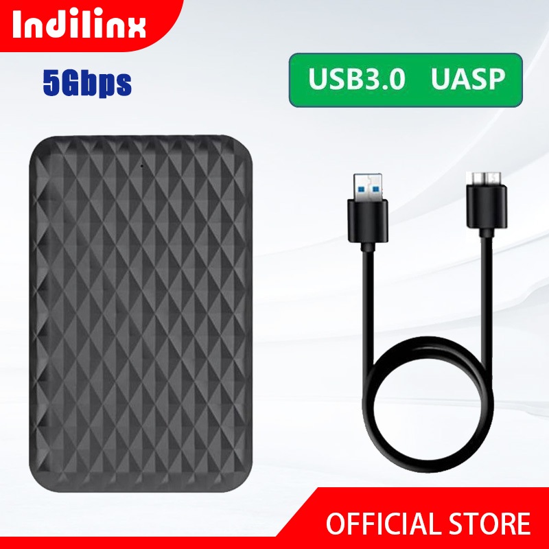 2.5" HDD Case SATA 3.0 to USB 3.0 5Gbps 4TB HDD SSD Enclosure Support ...