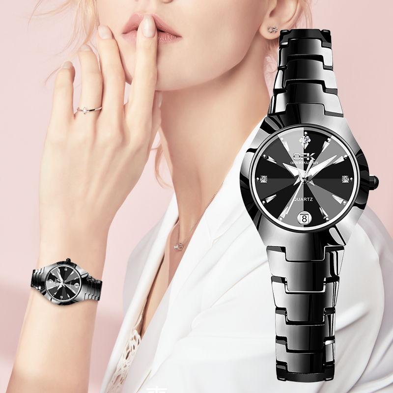 OPK Watch For Woman Relo Waterproof Original Box Quartz Stainless Steel ...