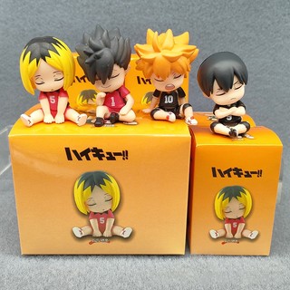 4Pcs/Set Anime Haikyuu!! Figure Hinata Shoyo Tobio Kageyama Bokuto ...