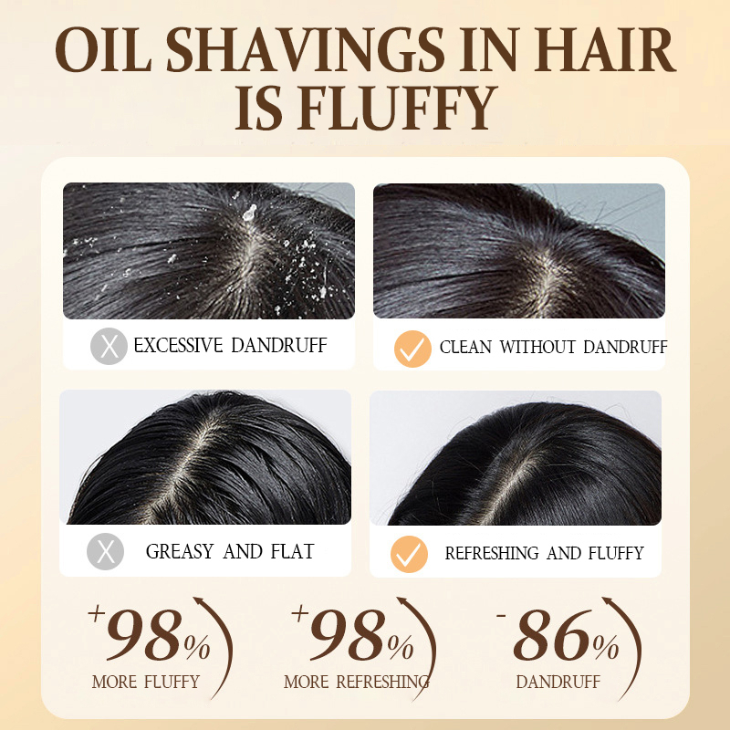 SADOER Coconut Oil Shampoo Deep Cleaning Anti-Dandruff Repair Damage Hair Dry Hair Care ...