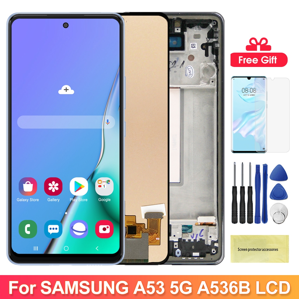AMOLED Samsung Galaxy A53 5G LCD A536 A536B A536U Display Touch Screen ...