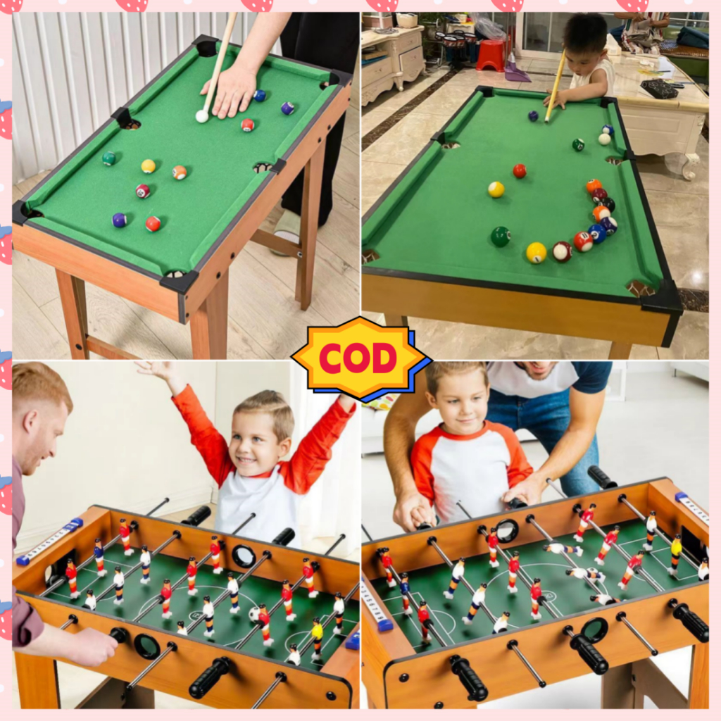 Fast Delivery Mini Billiard Table For Kids Mini Table Soccer Set Wooden ...