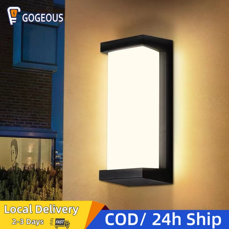 LED Wall Light Decor Outdoor Indoor Waterproof Wall Lamp Post Light For ...