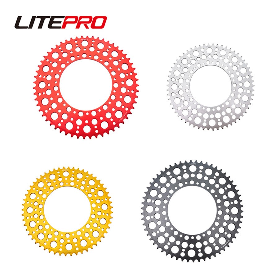 Litepro Starry Sky Positive And Negative Teeth Chainring 58/56/54T ...