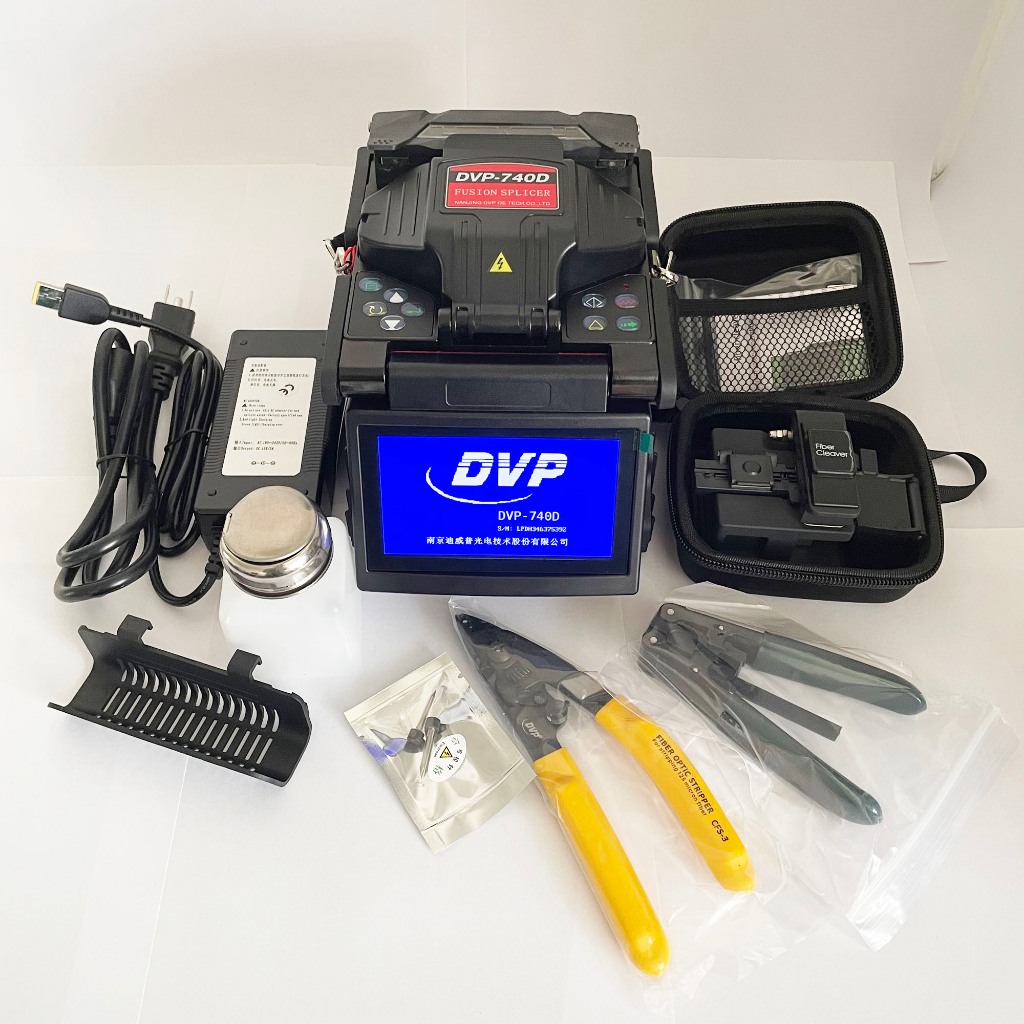 DVP 740 Fiber Optic Fusion Splicer DVP-740 FTTH Optical Fiber ARC Splicing Machine | Shopee ...