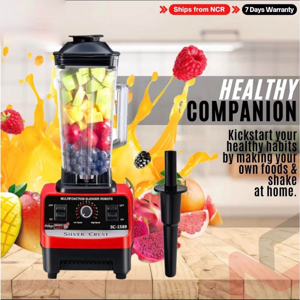 SILVER CREST heavy duty blender for shake ice crusher food grinder ...