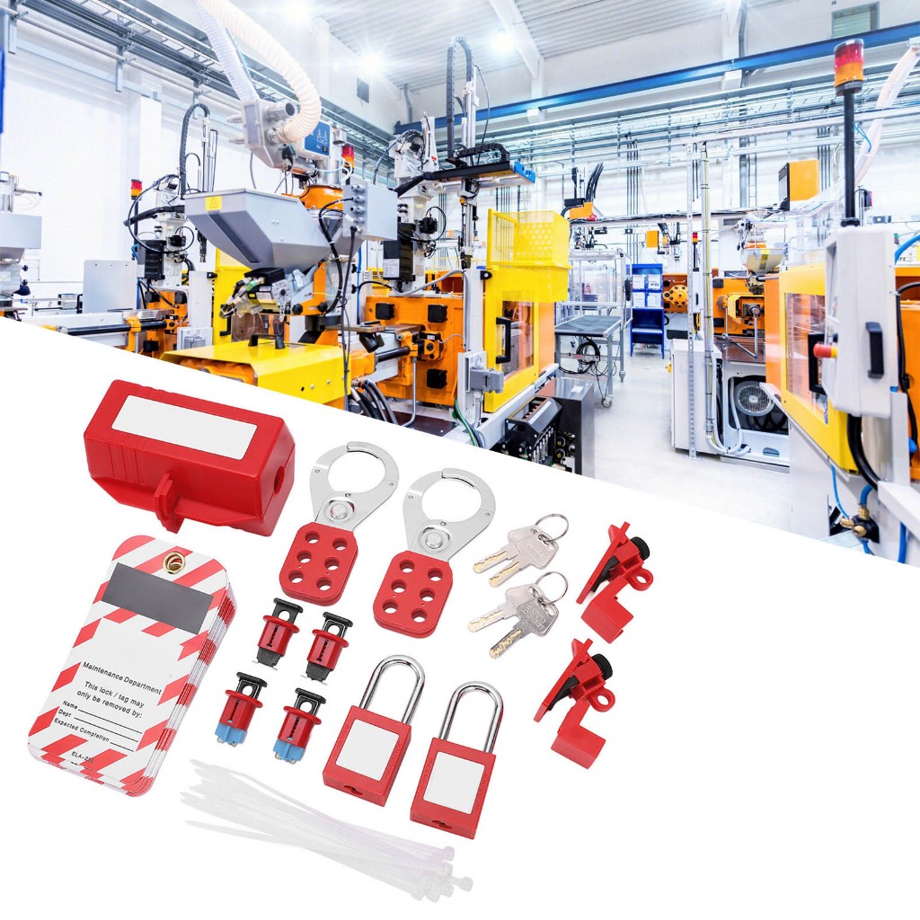 Electrical Circuit Breaker Lockout Tagout Kit Safty Padlock Loto Tags ...