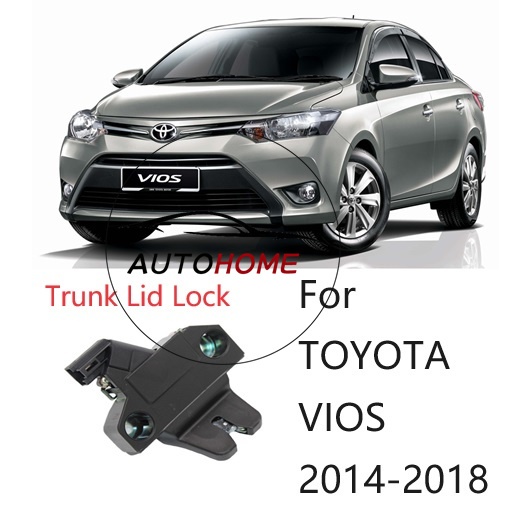 Trunk Lid Lock tailgate latch For TOYOTA VIOS 2014 2015 2016 2017 2018 ...
