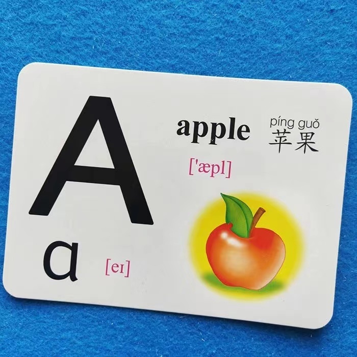 48pcs English Alphabet ABC Flash Card Children Cognitive Flashcards ...