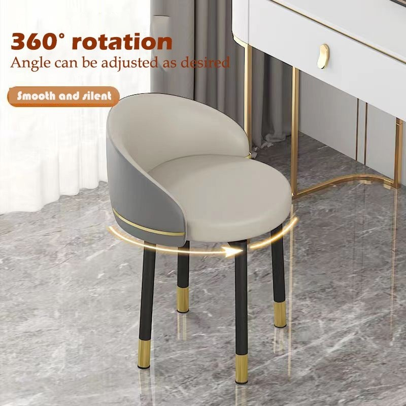 Rotating Dressing Chair Makeup Chair Cushion Chair Family Living Room ...