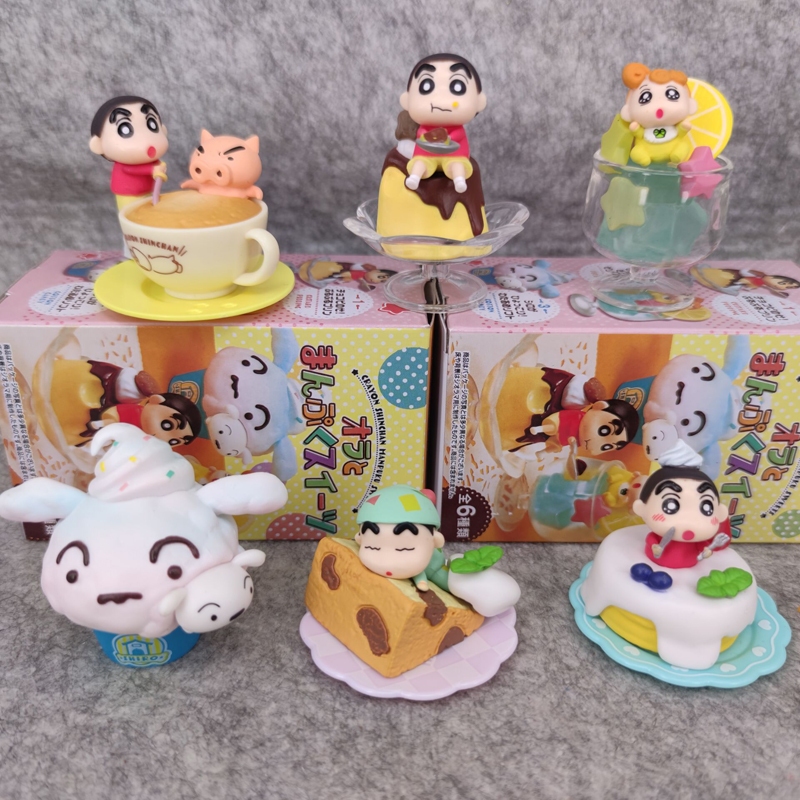 6Pcs/Set Crayon Shin-chan Nohara Shinnosuke Nohara Himawari Nohara ...